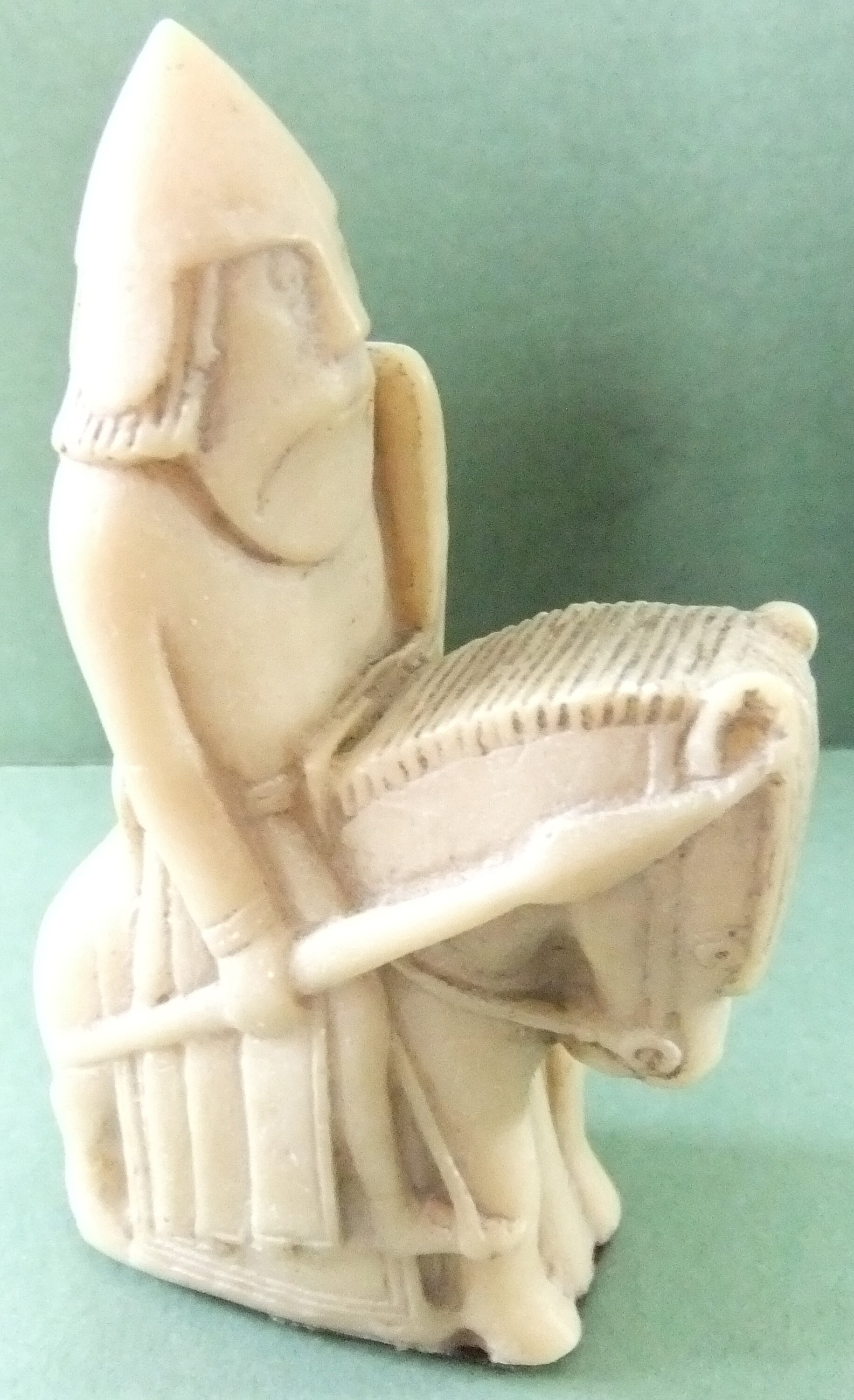Rare, Full-scale Replica Lewis Chess Piece Early Knight, Ivory Finish ...