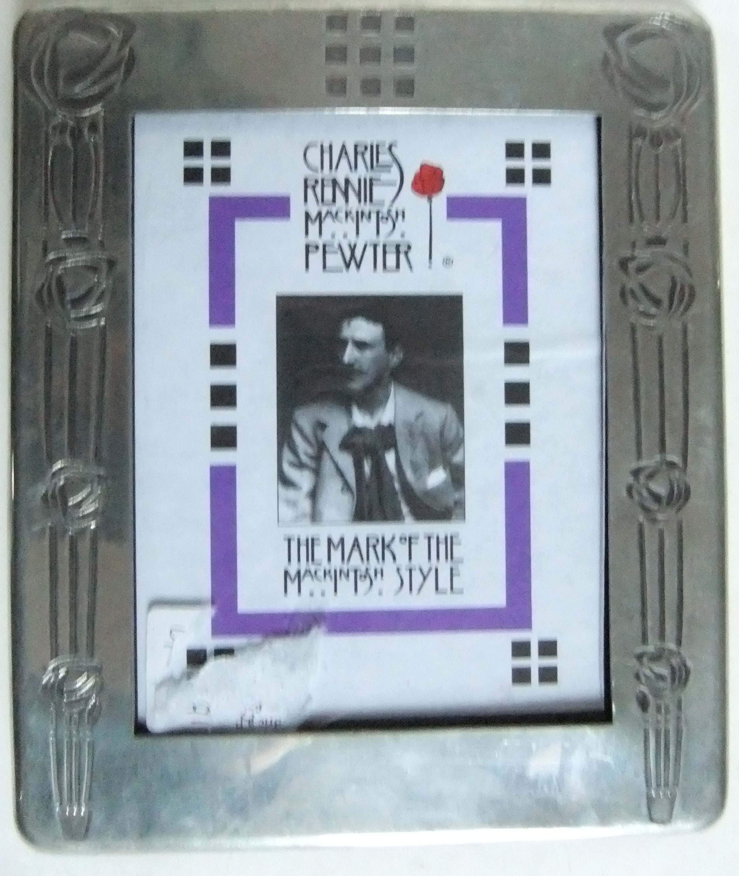 Rare Charles Rennie Mackintosh Design Small Pewter Photo Frame ...