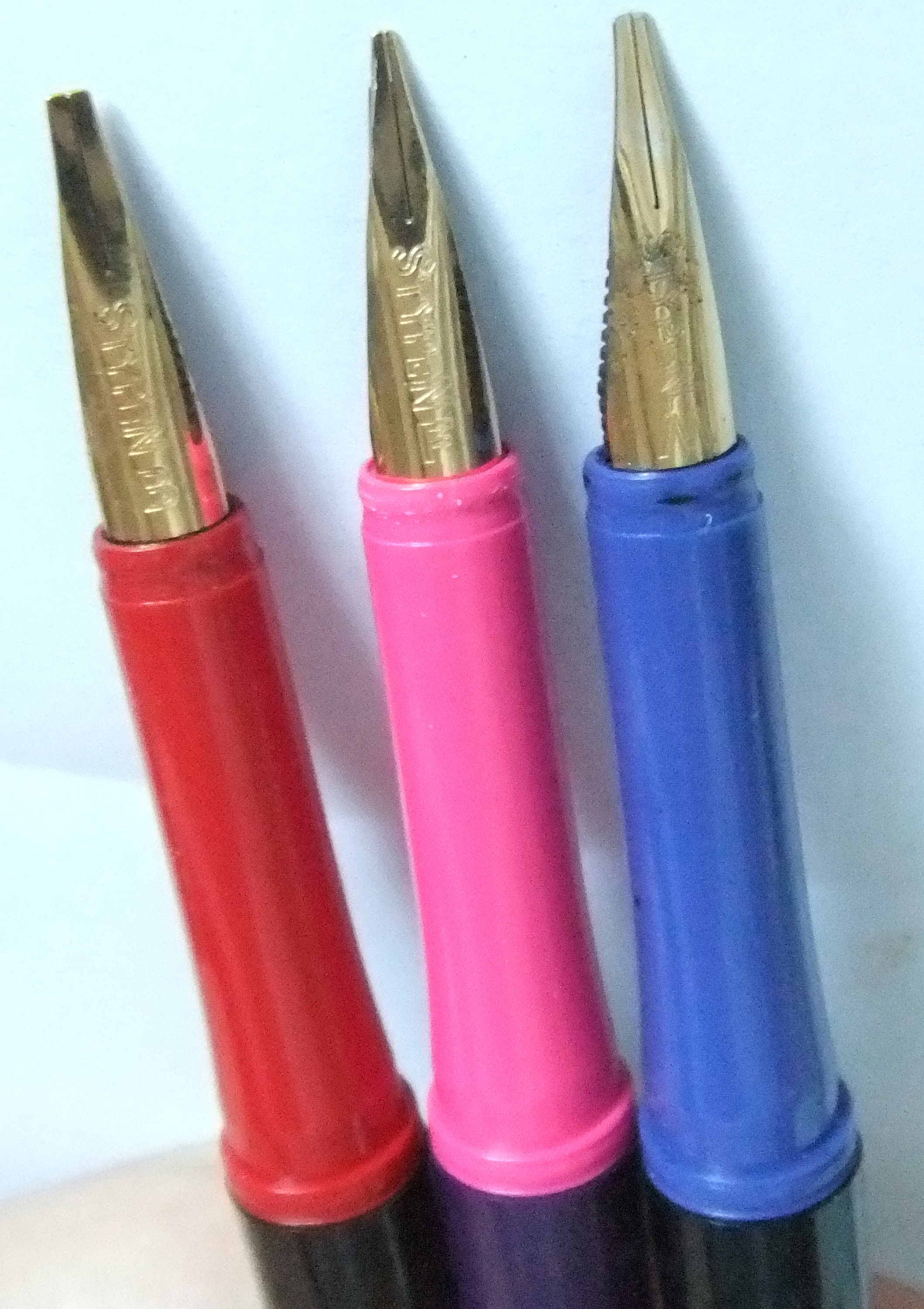 Ultra-rare Stypen Calligraphy / Fountain Pen Set, 3 Nib Sizes, Designed ...