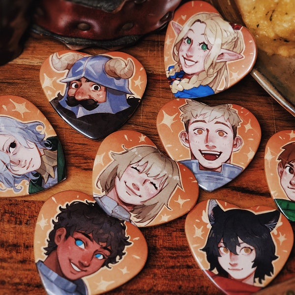 Delicious in Dungeon Manga Panel Pins - Etsy Canada