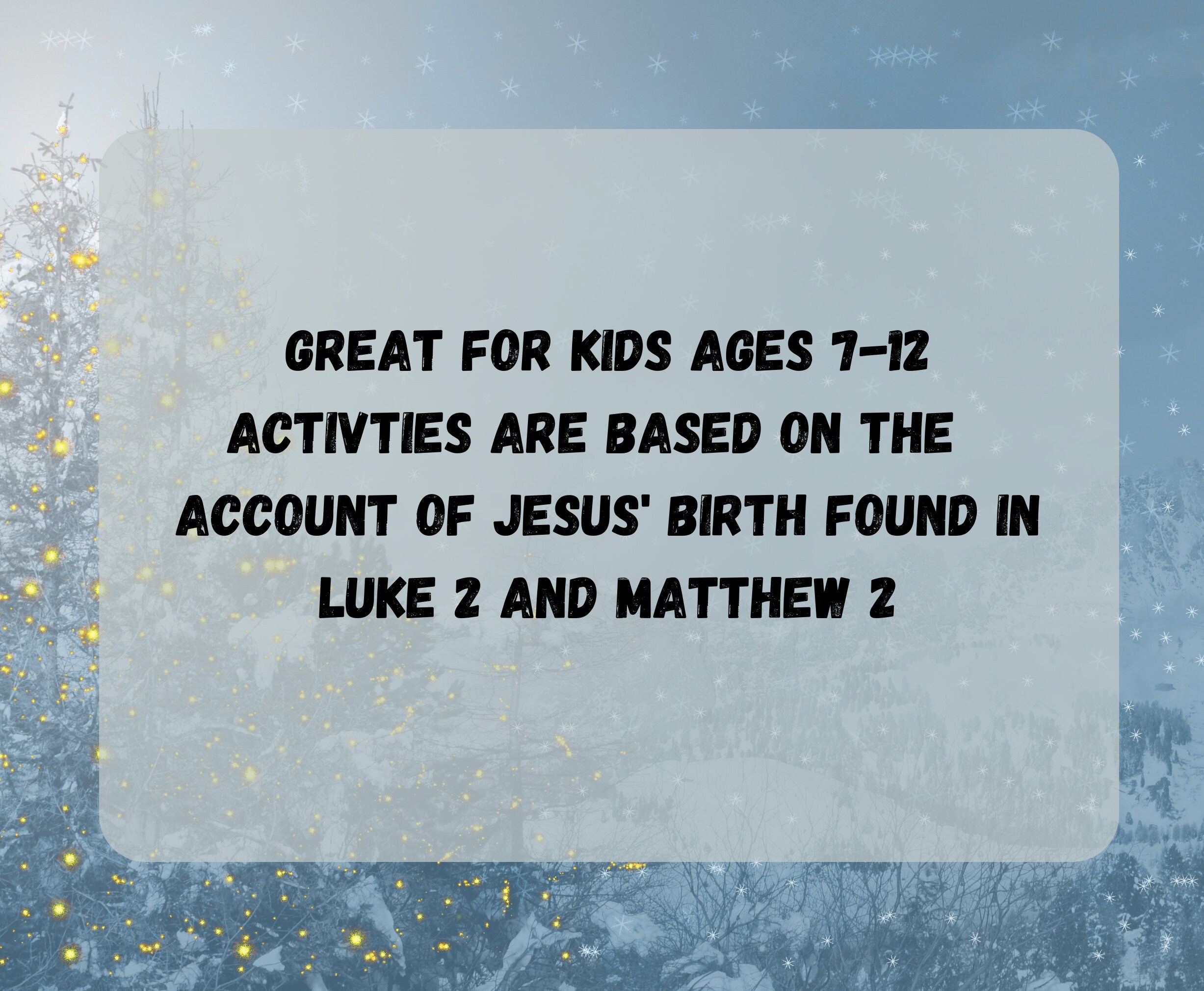 Christmas Nativity Activity Coloring Sheets Instant Download,printable ...