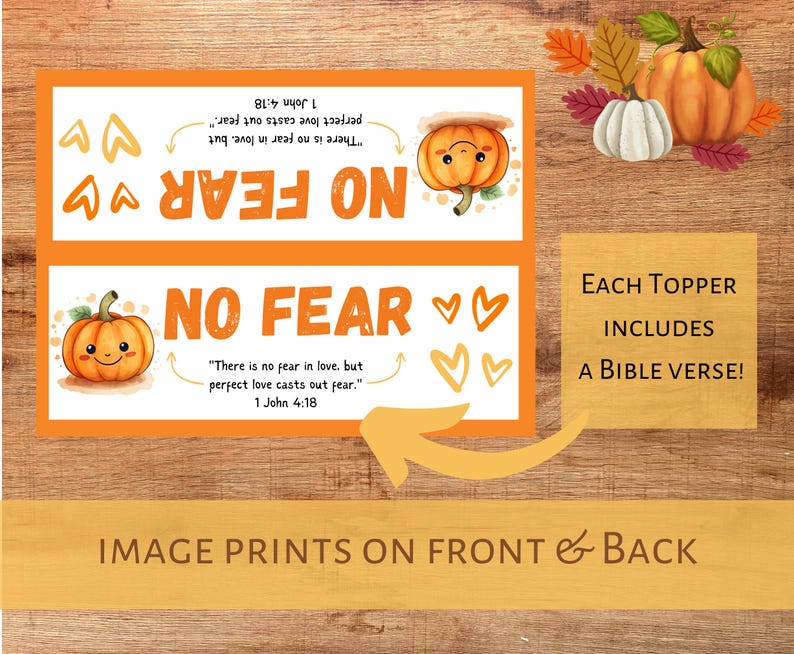 Printable Christian Halloween Bag Toppers, Treat Tracts Harvest ...