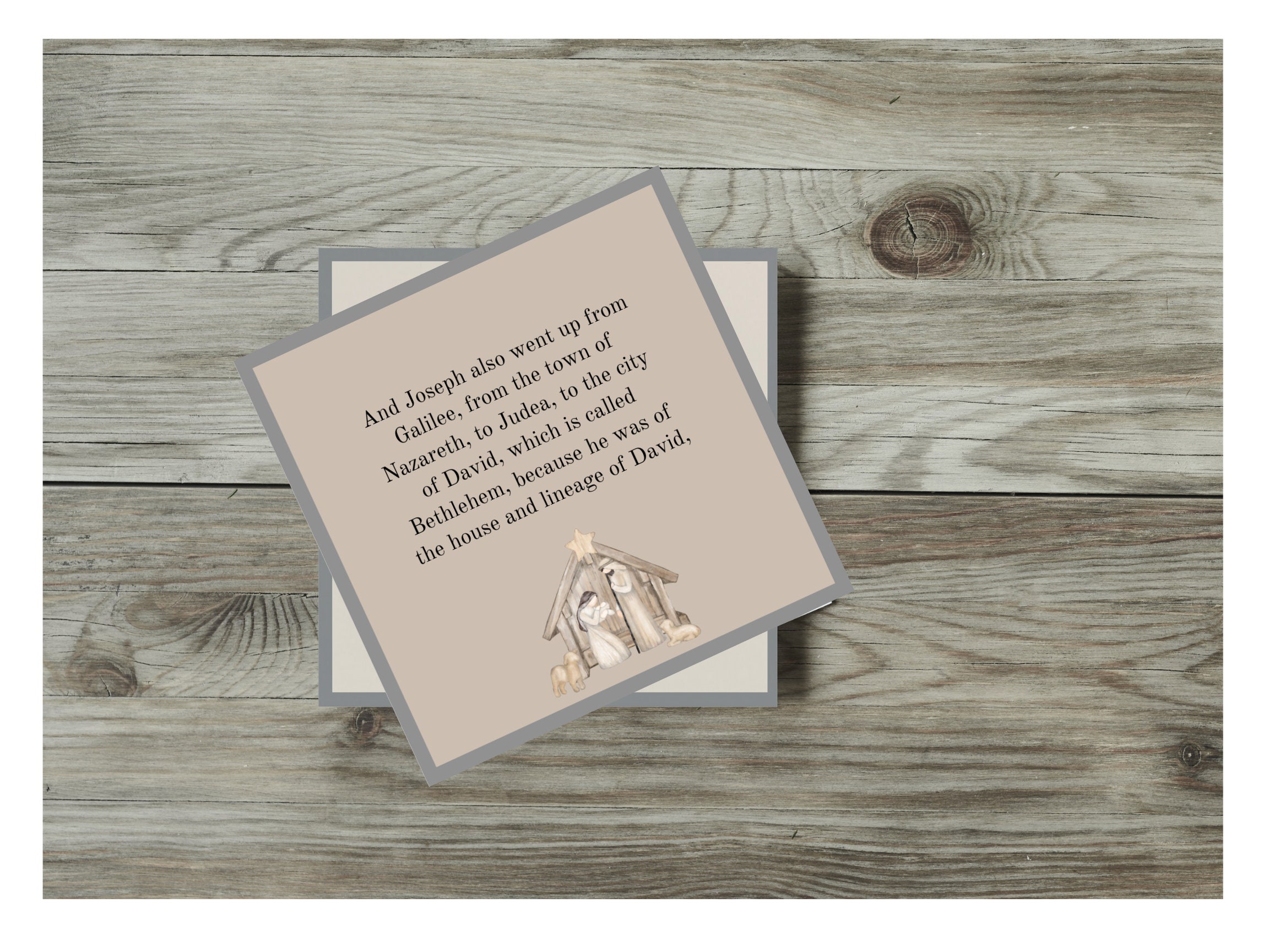 Christmas Story Cards, Instant Download, Christmas Bible Story Cards ...