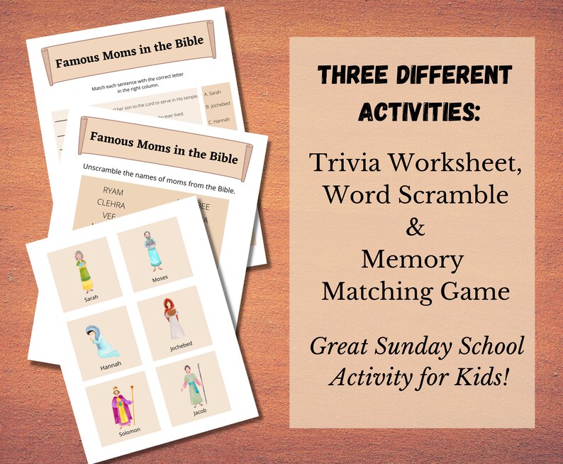 Mother's Day Activity Bundle Instant Download, Printable Worksheets for ...