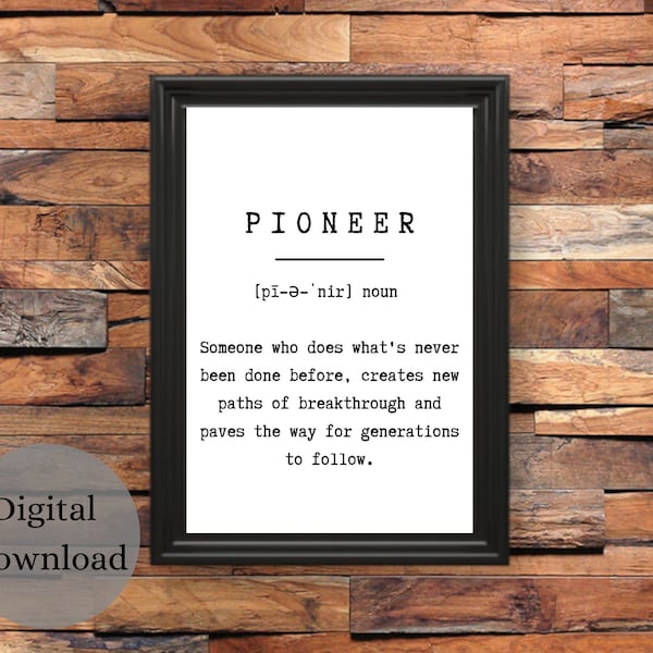 Pioneer - Etsy