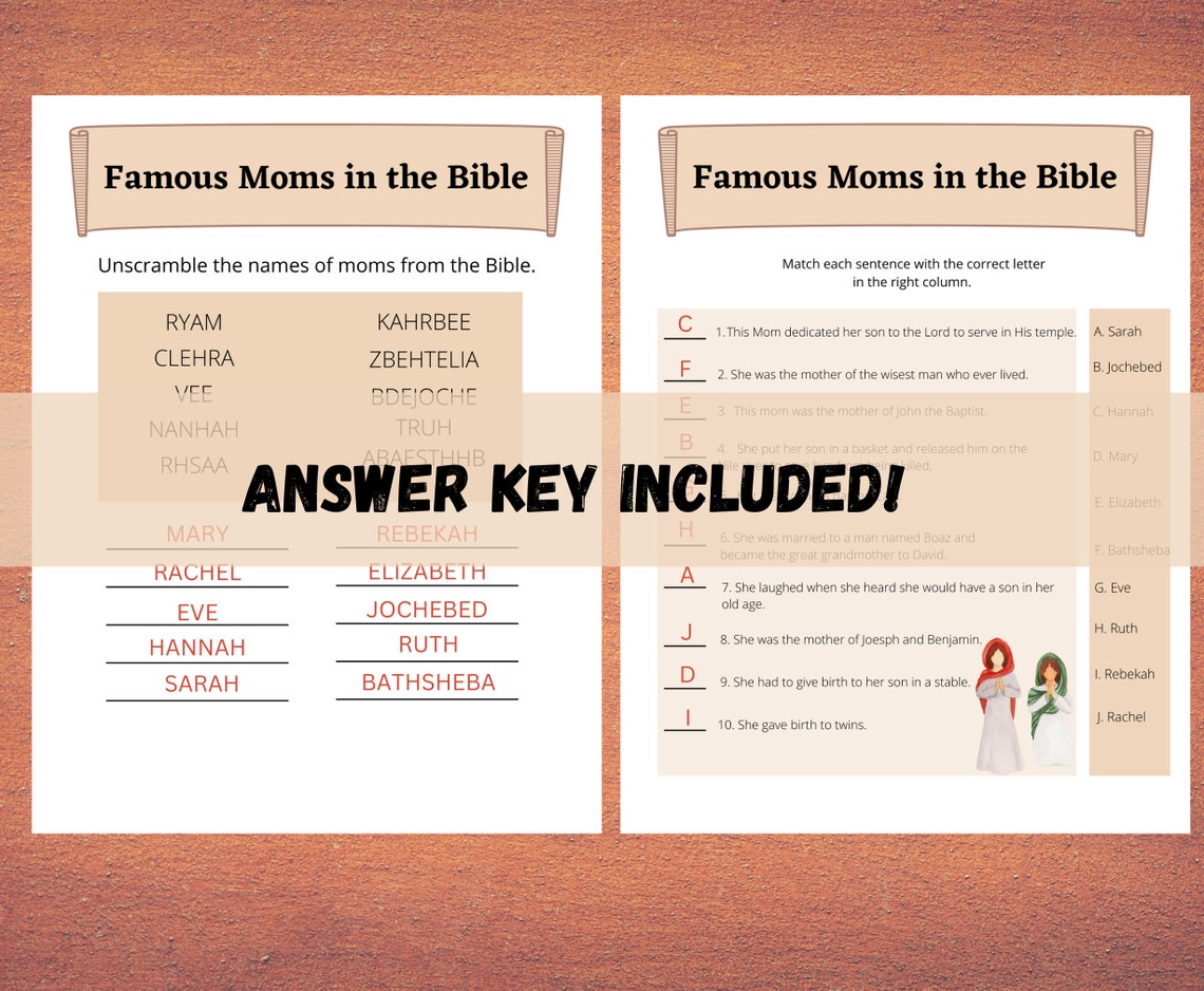 Mother's Day Activity Bundle Instant Download, Printable Worksheets for ...