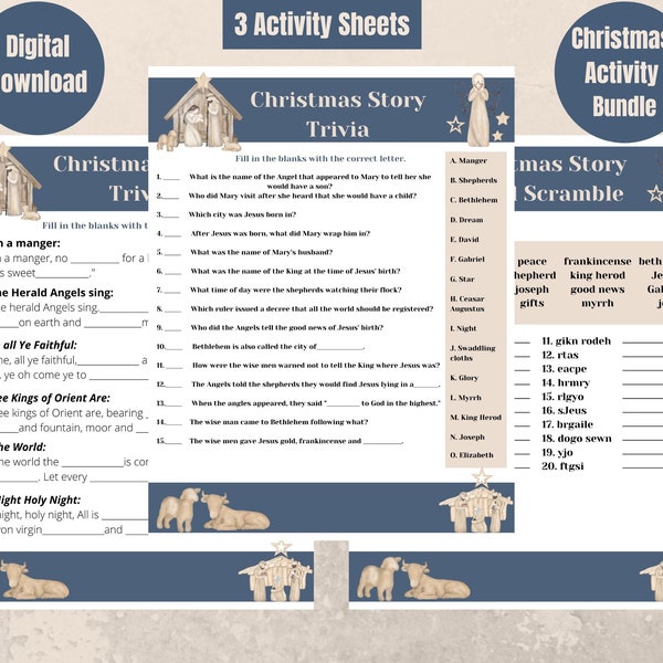 Christmas Bible - Etsy