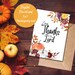 Thanksgiving Scripture Card, Christian Religious Holiday (PDF) - Etsy