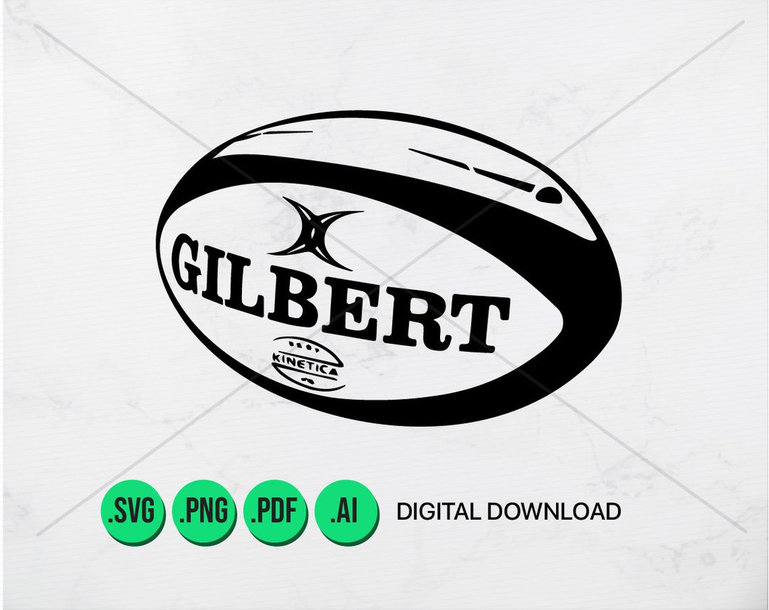 Rugby Ball Clipart SVG Vector, Vector Illustration. Clipart, Instant ...