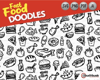 GOLF DOODLES, Doodle Vector Art. Hand Drawn Doodle Clipart. Digital ...