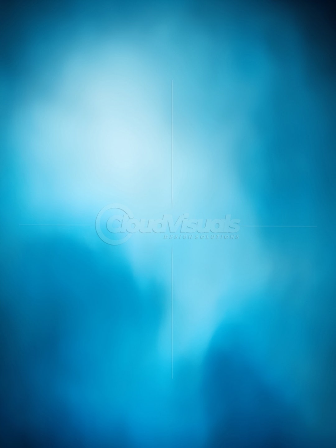 Bright Blue Portrait Studio Digital Backdrop, Photography Backdrop ...