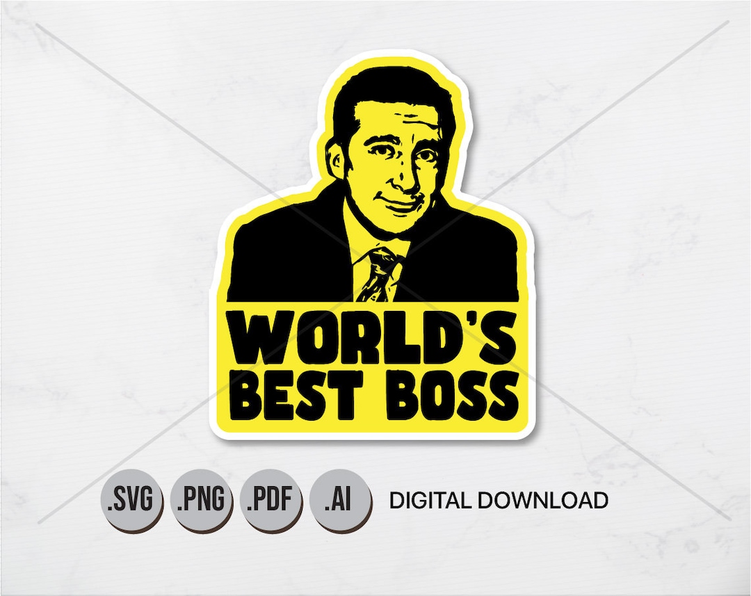 Worlds Best Boss Michael Scott – Funny Quote, the Office, Series, Movie ...