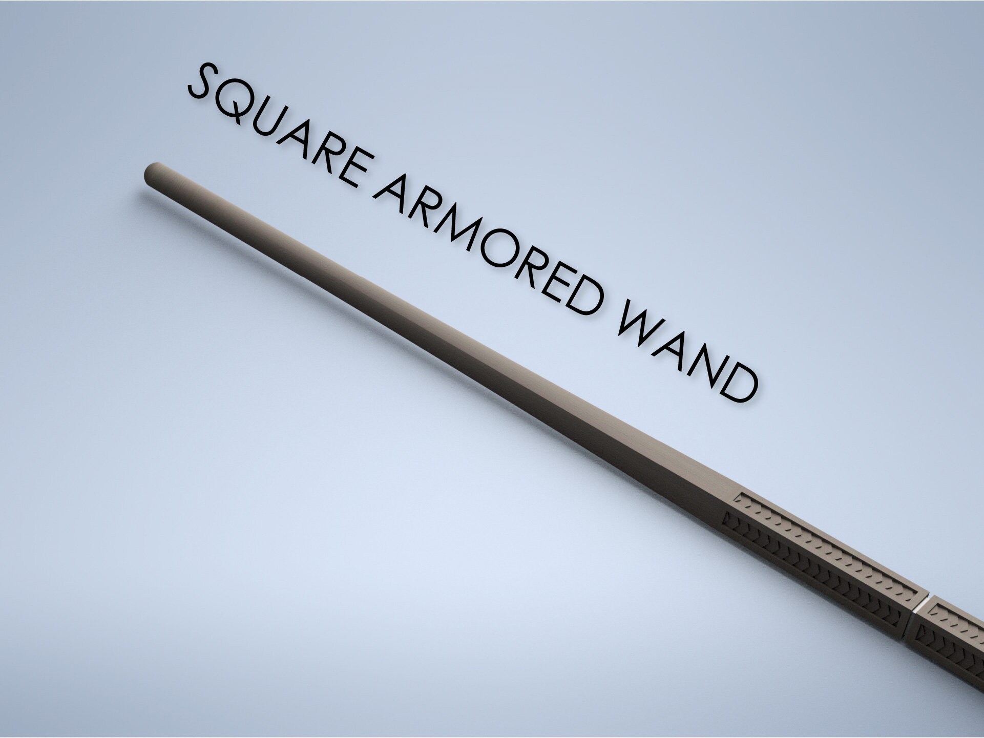 Armored Magic Wand 3D Print File Wizard Wand / Witch Wand Digital File ...
