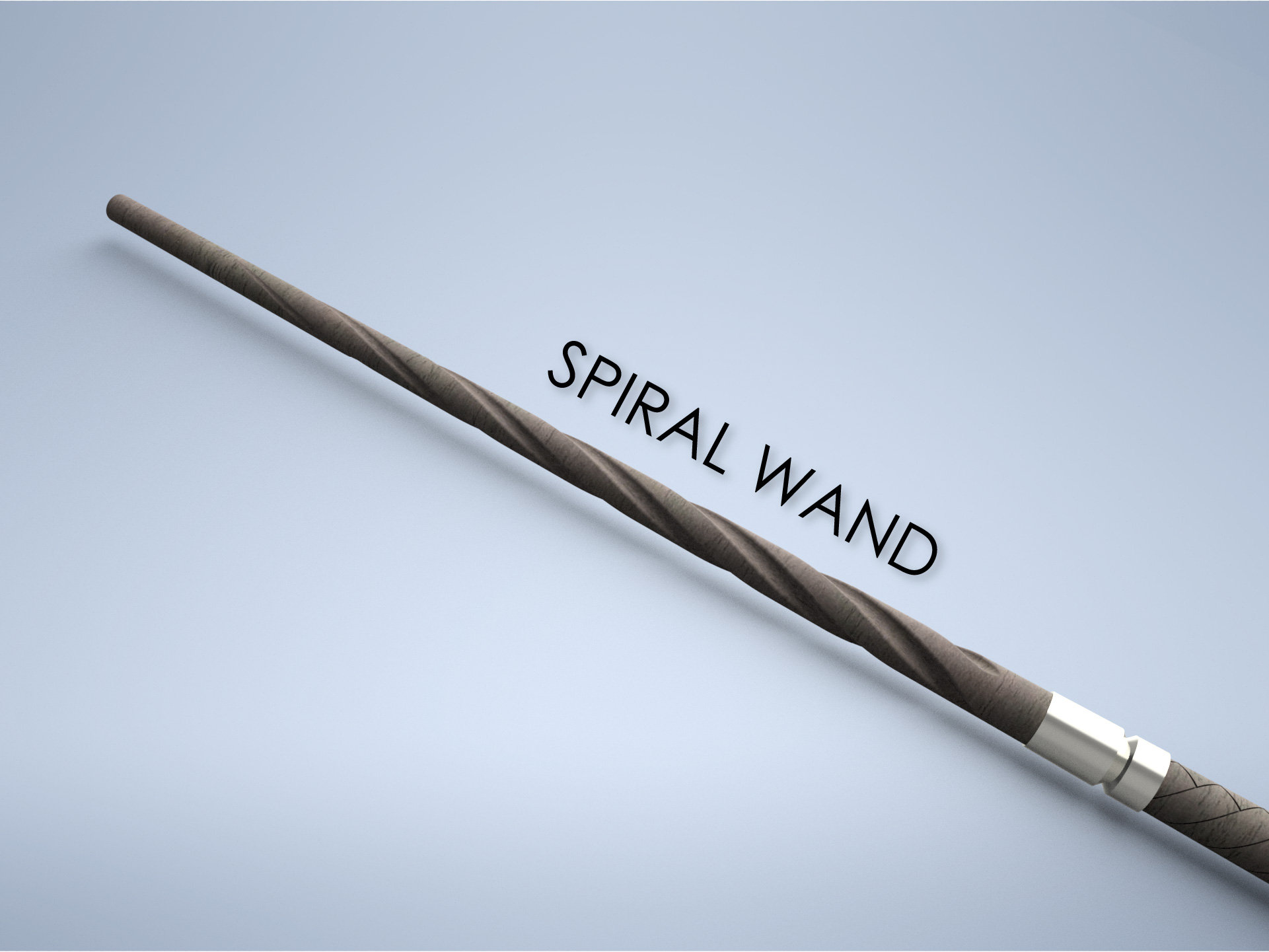 Spiral Magic Wand 3D Print File Wizard Wand / Witch Wand Digital File ...