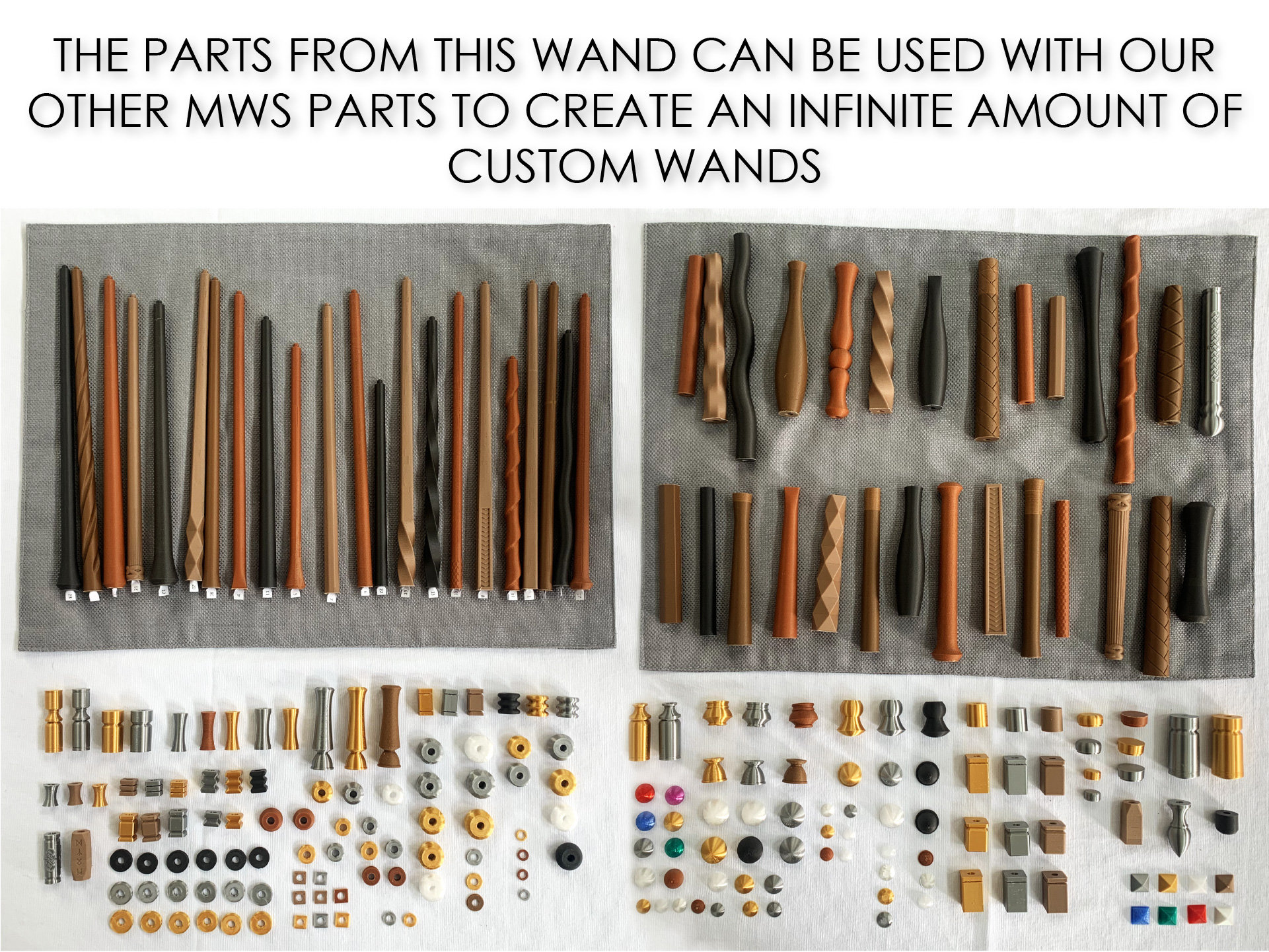 Lily Magic Wand - 3D Print File - Wizard Wand / Witch Wand Digital File ...