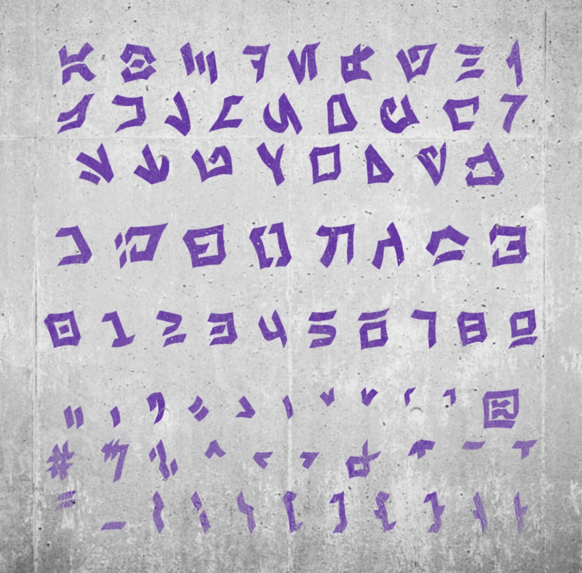 Aurebesh Vandal - Star Wars Font - Instant Download - Personal Use - Etsy