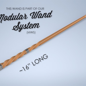 Spiral Magic Wand - 3D Print File - Wizard Wand / Witch Wand Digital ...