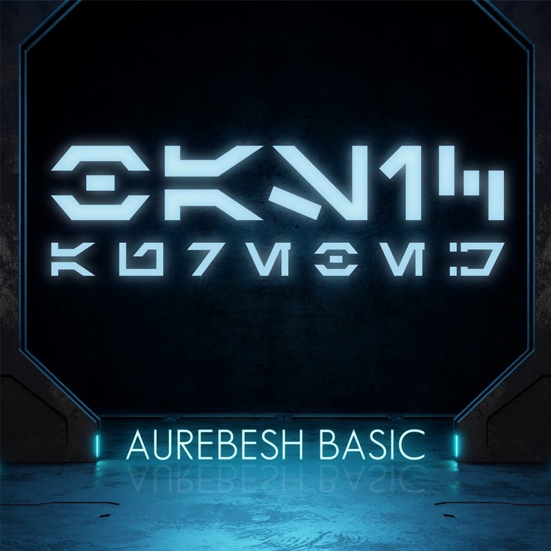 Aurebesh Basic Star Wars Font Instant Download Personal Use - Etsy ...