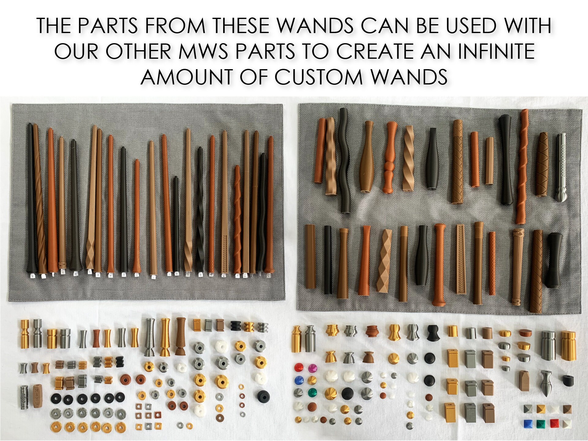 13 Magic Wand Bundle #2 - 3D Print File - Wizard Wand / Witch Wand ...