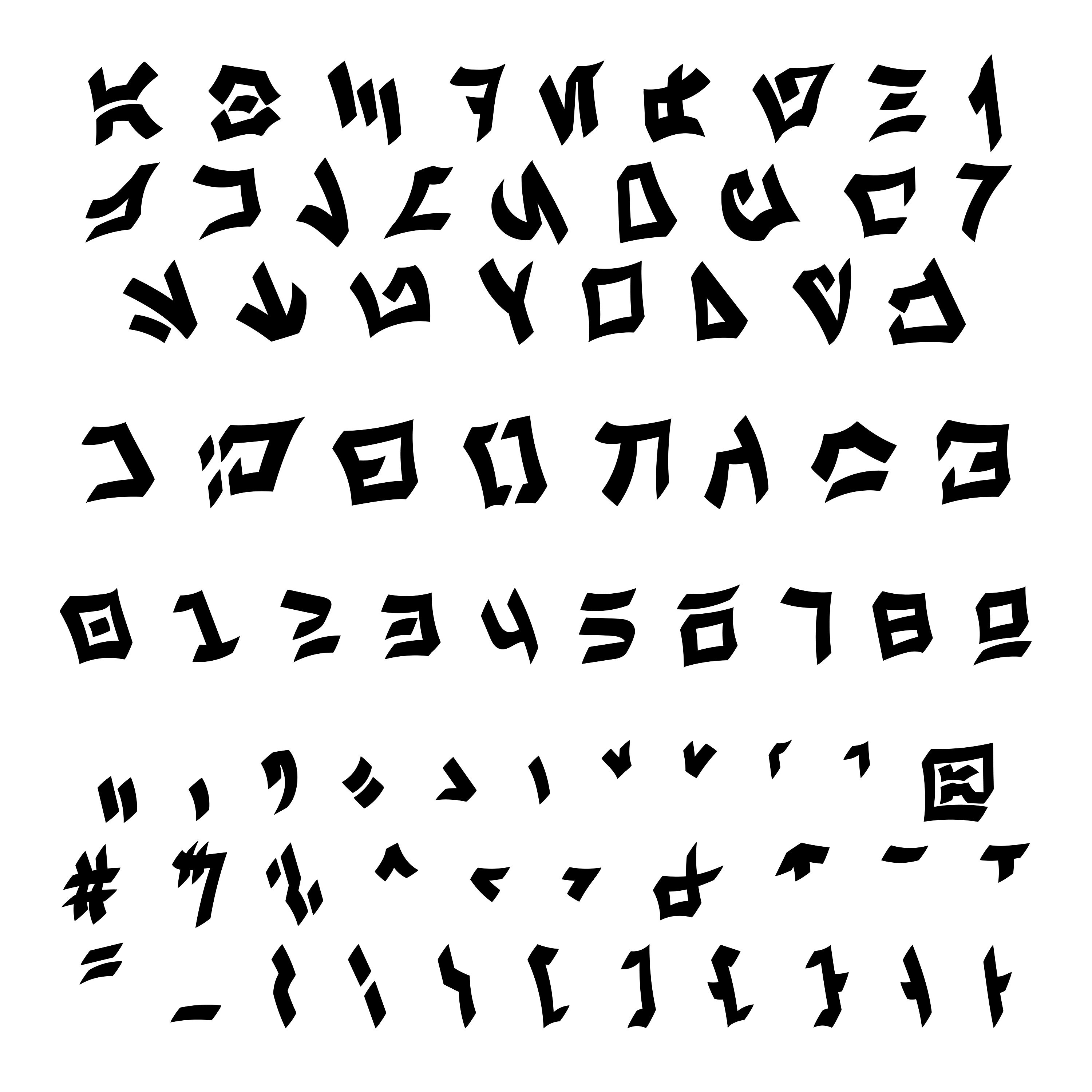 Aurebesh Vandal - Star Wars Font - Instant Download - Personal Use - Etsy
