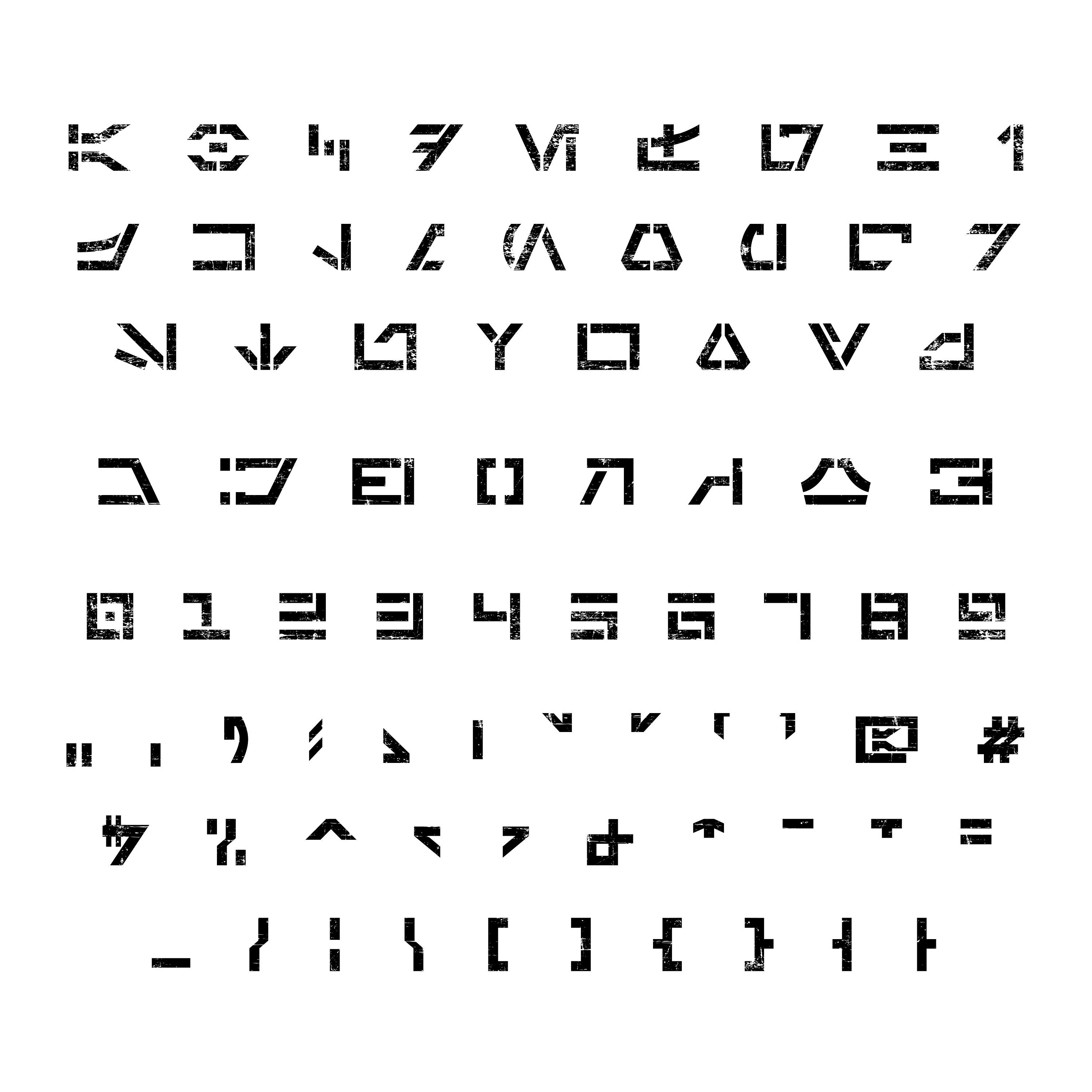 Aurebesh Deploy Star Wars Font Instant Download Personal Use - Etsy