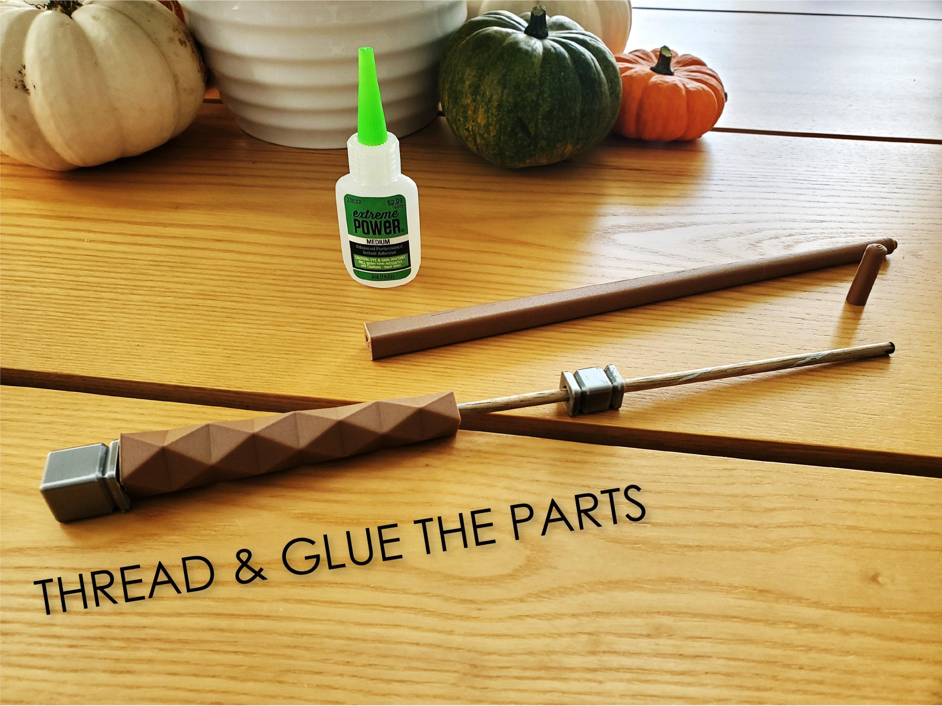 Spiral Magic Wand - 3D Print File - Wizard Wand / Witch Wand Digital ...