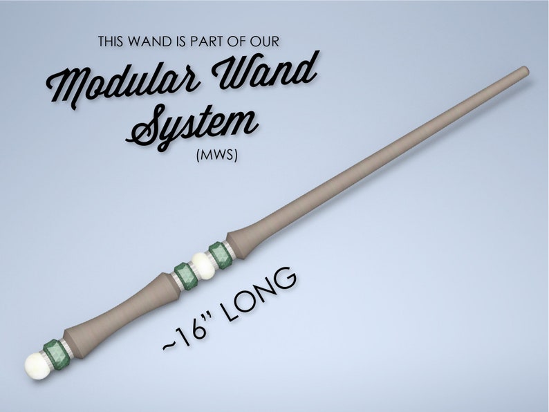 Bejeweled Magic Wand - 3D Print File - Wizard Wand / Witch Wand Digital ...