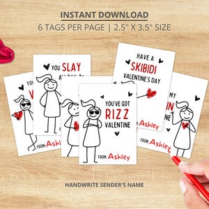 Tween Valentine Cards, Slang Kids Valentines Day Cards, Funny ...