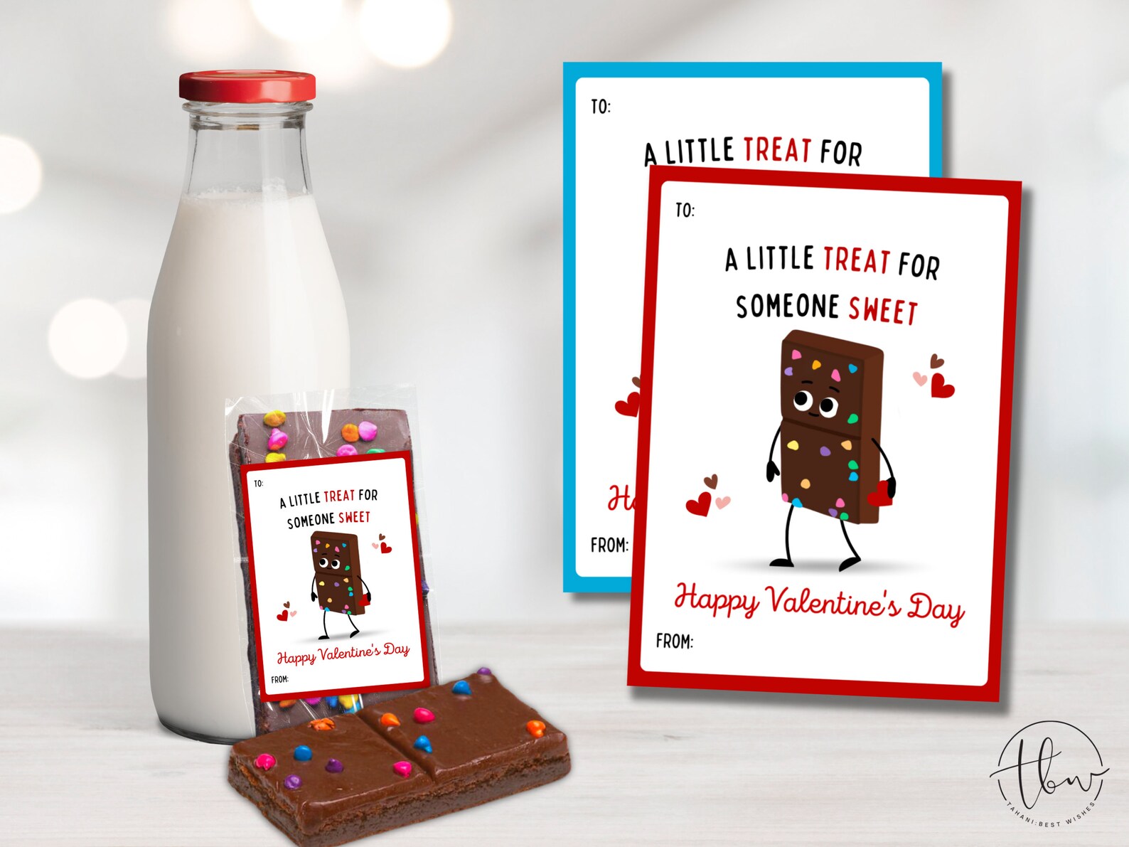Brownie Valentine's Day Tags, Little Debbie Brownies Labels, Valentines ...