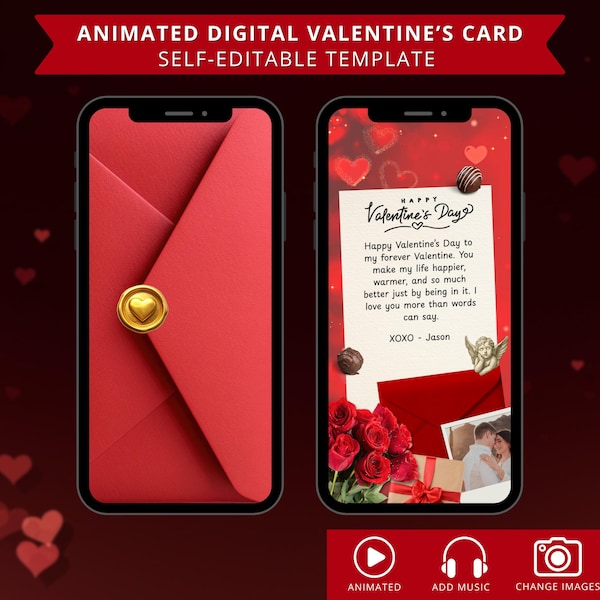 Valentine Virtual E Card - Etsy
