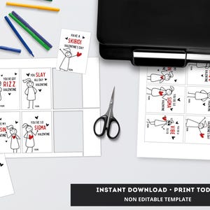 Tween Valentine Cards, Slang Kids Valentines Day Cards, Funny ...