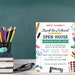 Editable Back to School Open House Flyer, Meet the Teacher Flyer ...