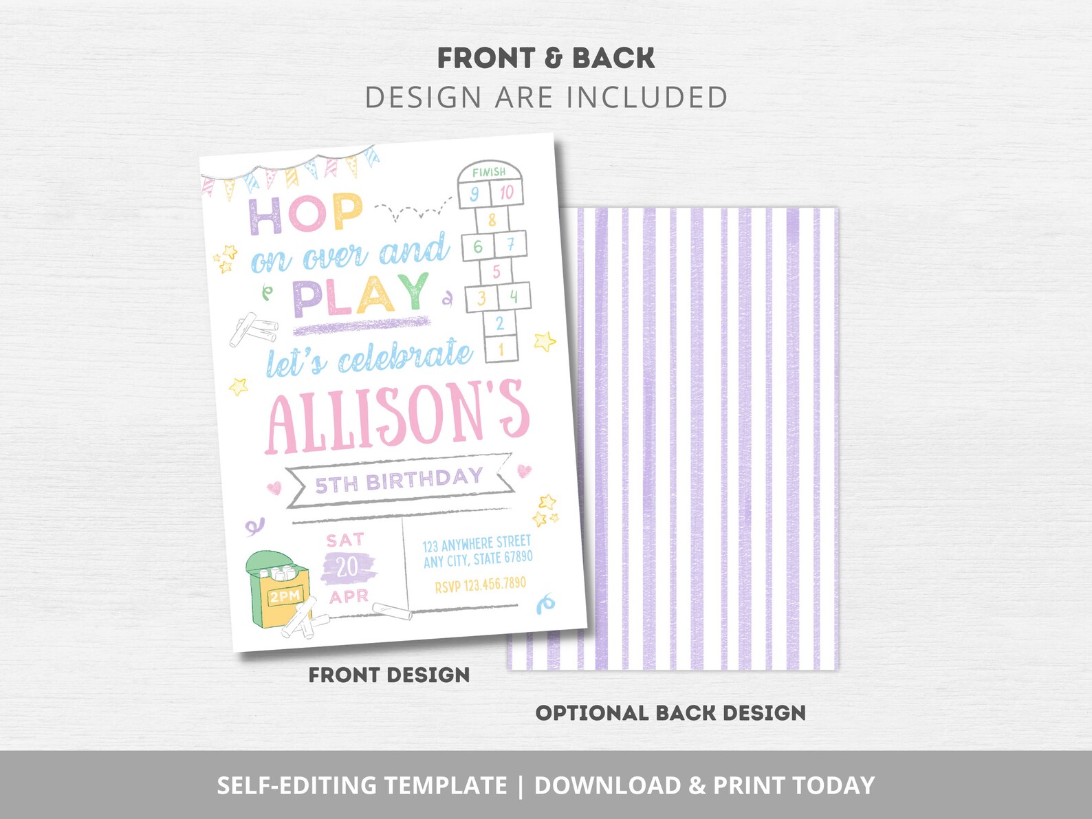 Playground Birthday Invitation, Park Birthday Invitation, Summer Party ...