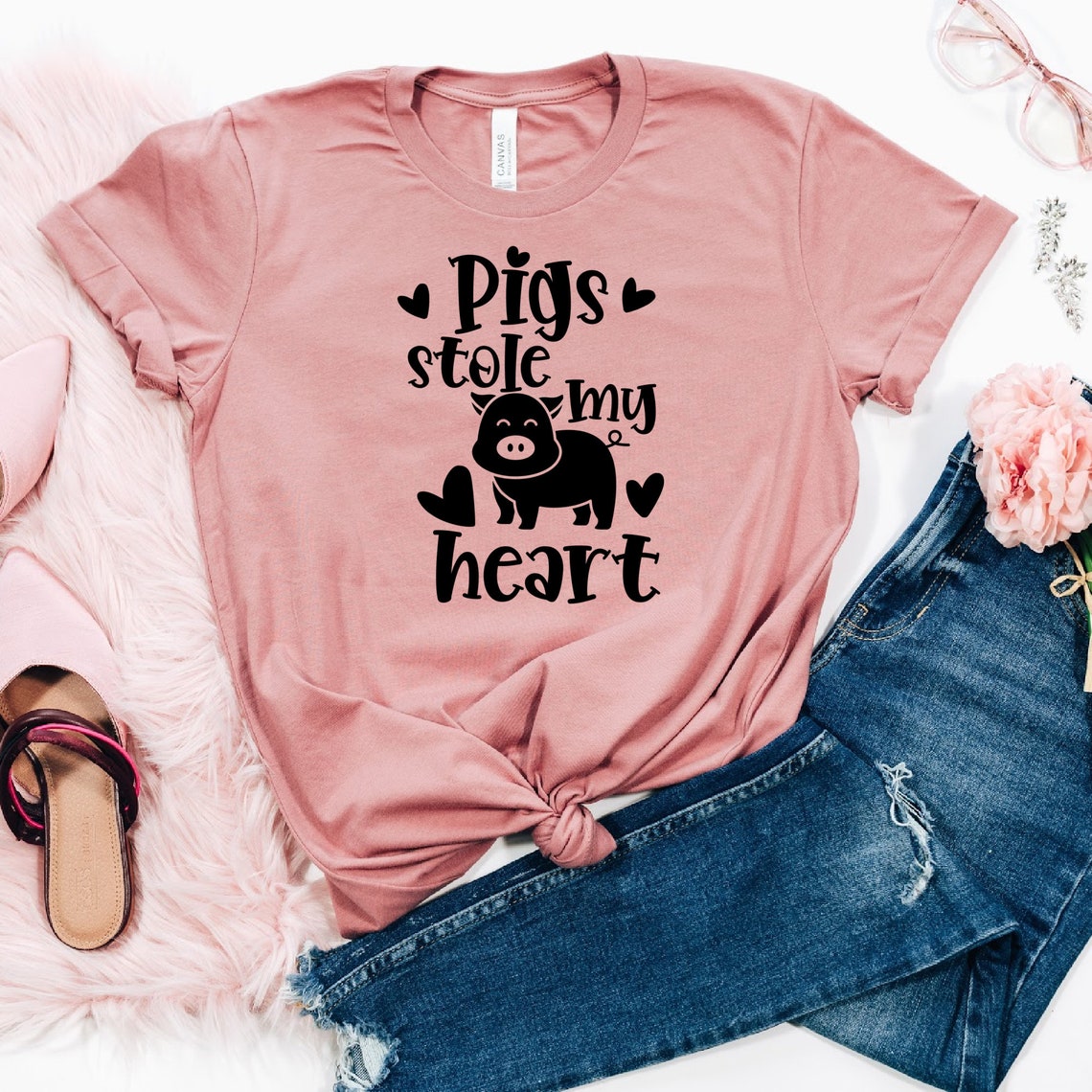 Pig Shirt Gift for Pig Lover Funny Pig Gifts for Valentines - Etsy