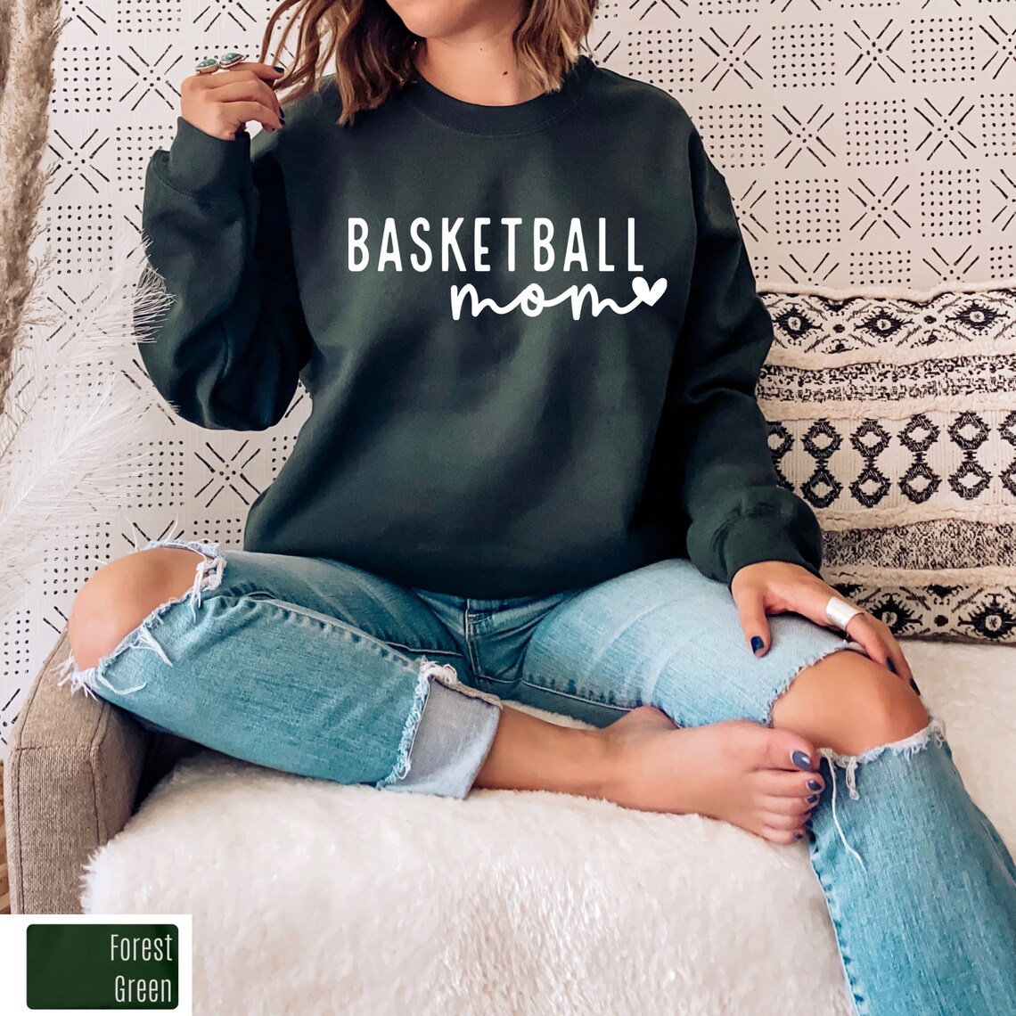 Basketball Mom Sweatshirt Gift for Mom Basketball Unisex - Etsy