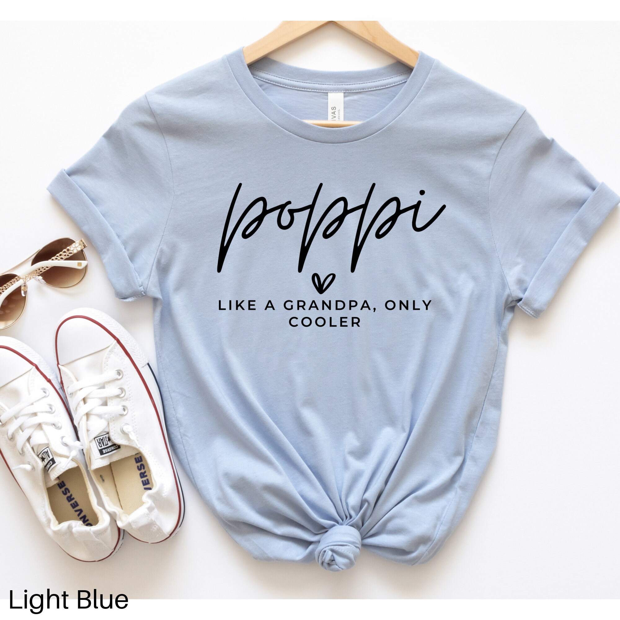 Poppi Like A Grandpa Only Cooler Tshirt - Etsy