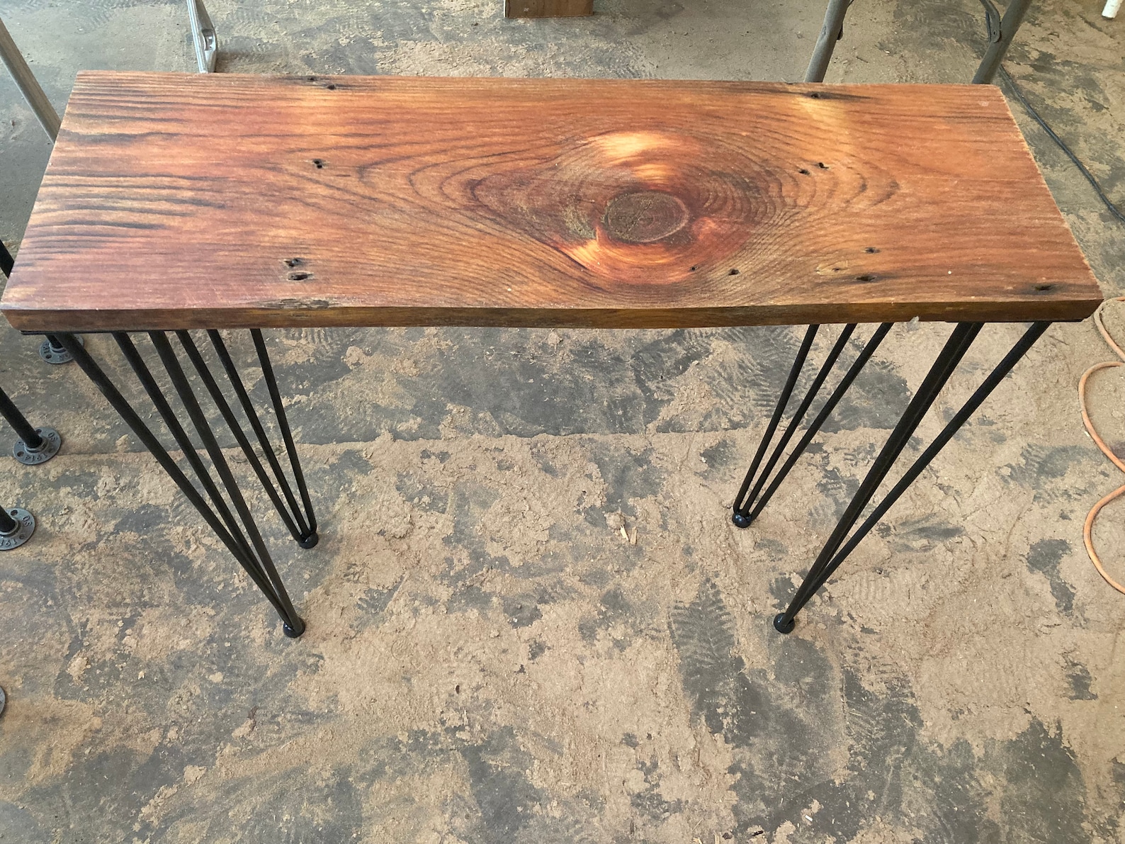 Rustic Reclaimed Wood End Table - Etsy