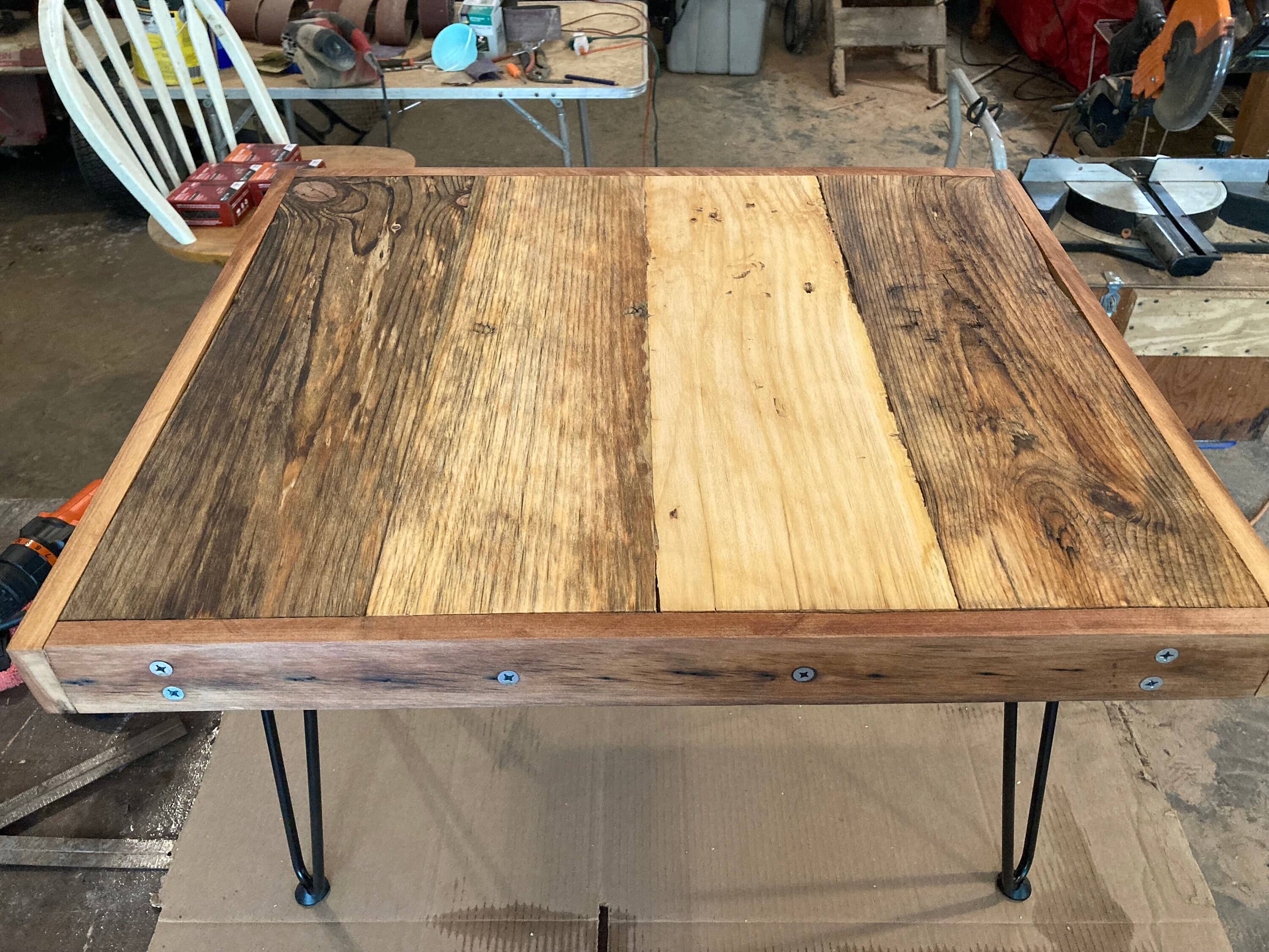Rustic Reclaimed Wood Cocktail Table / End Table / Nightstand - Etsy