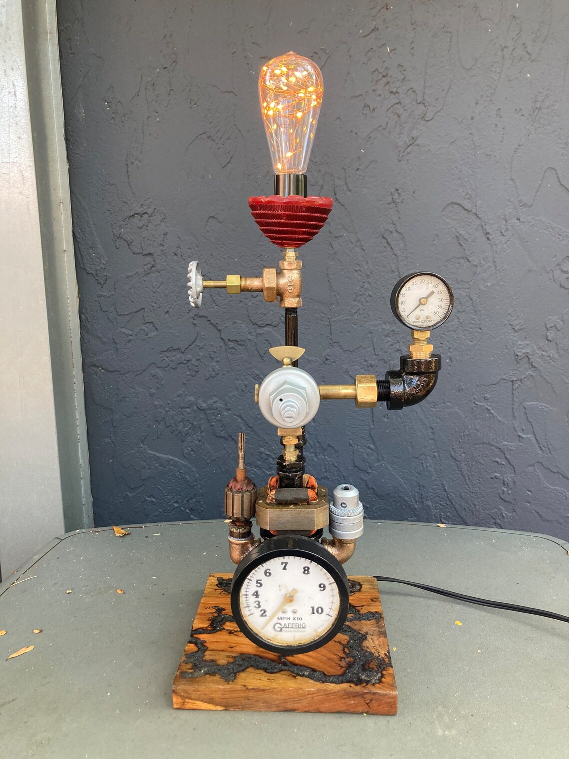 Industrial Pipe Steam Punk Table Lamp Unique. - Etsy