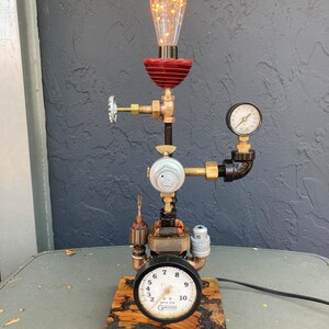 Industrial Pipe Steam Punk Table Lamp - Unique. - Etsy