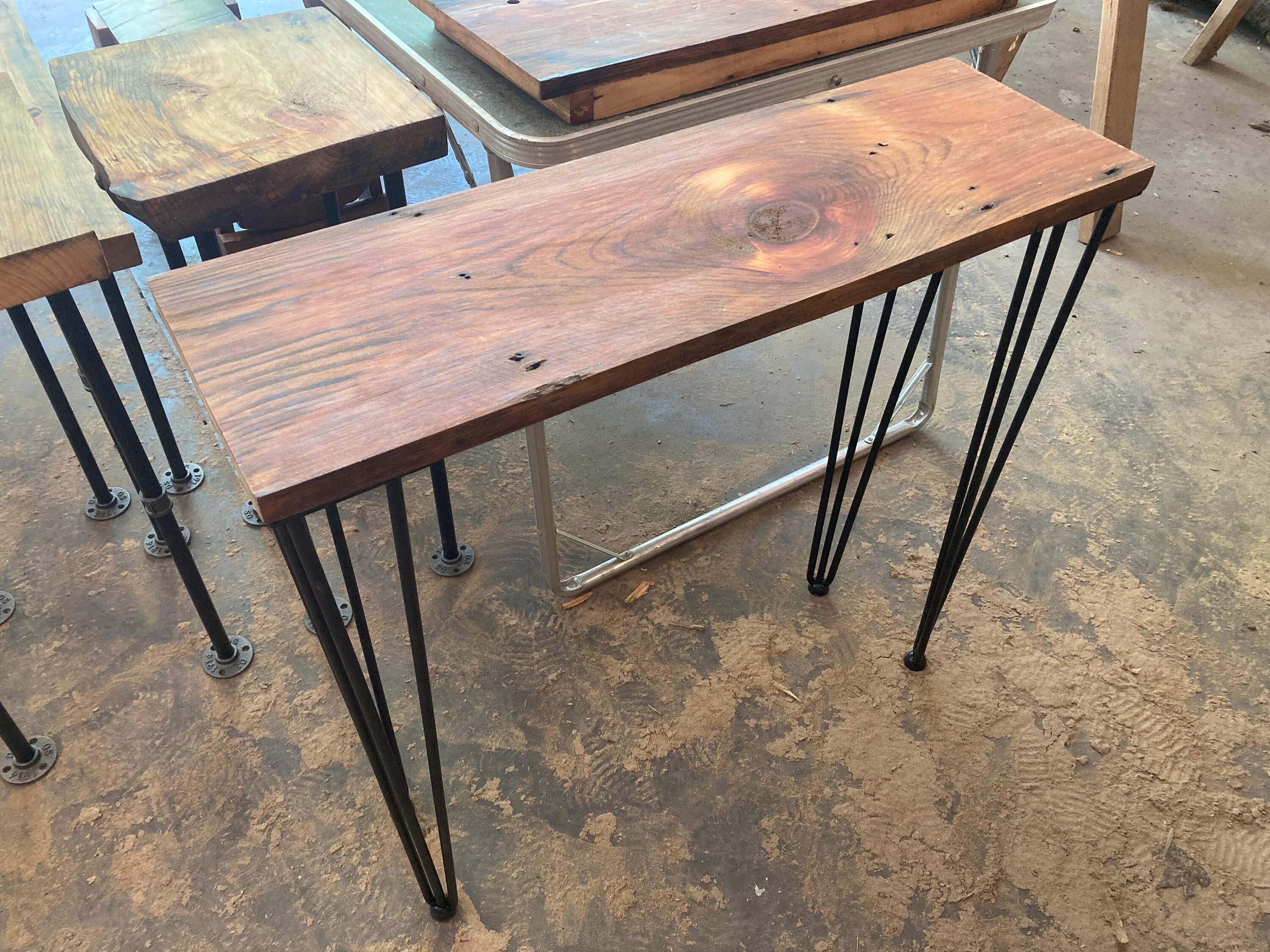 Rustic Reclaimed Wood End Table - Etsy