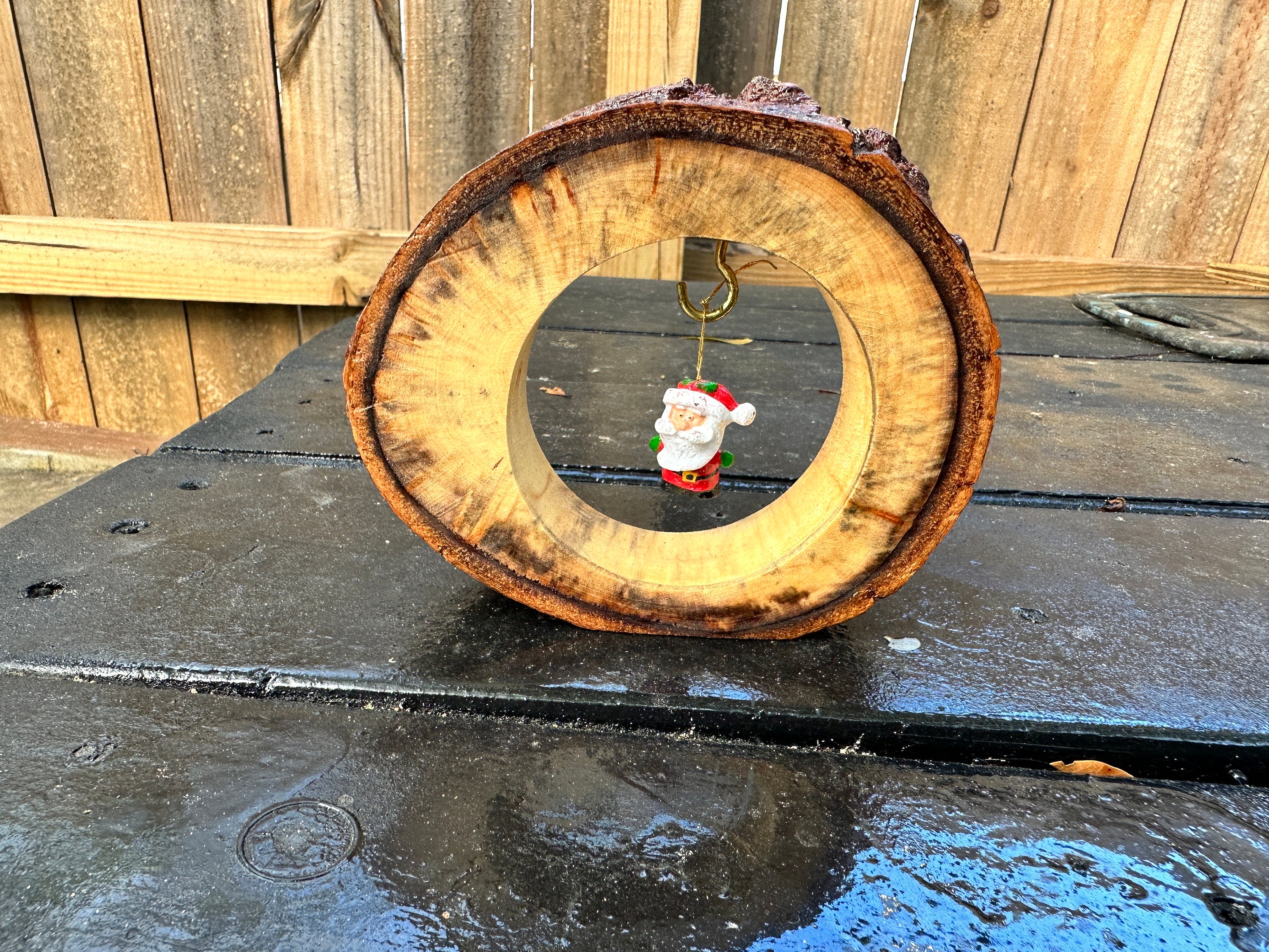 Rustic Wood Display Ring for Miniature Ornaments - Etsy