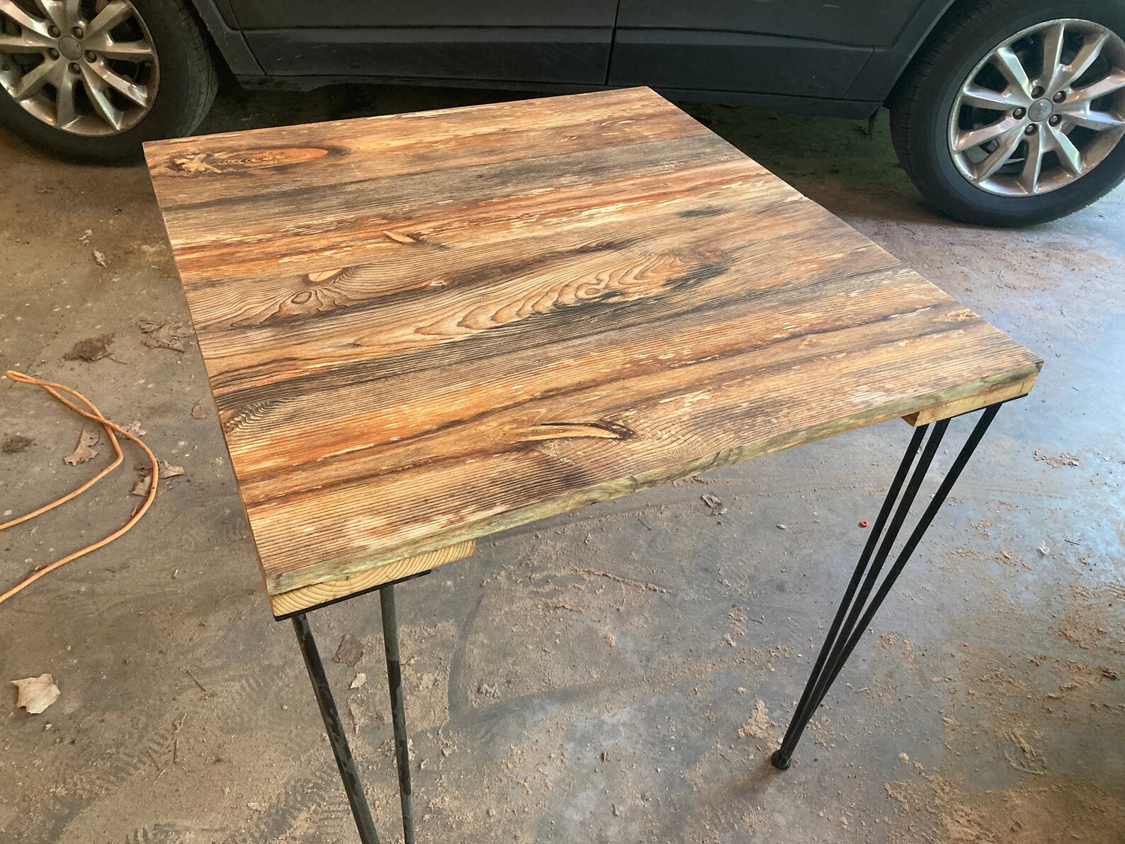 Rustic Reclaimed Wood Kitchen / Breakfast Table. - Etsy