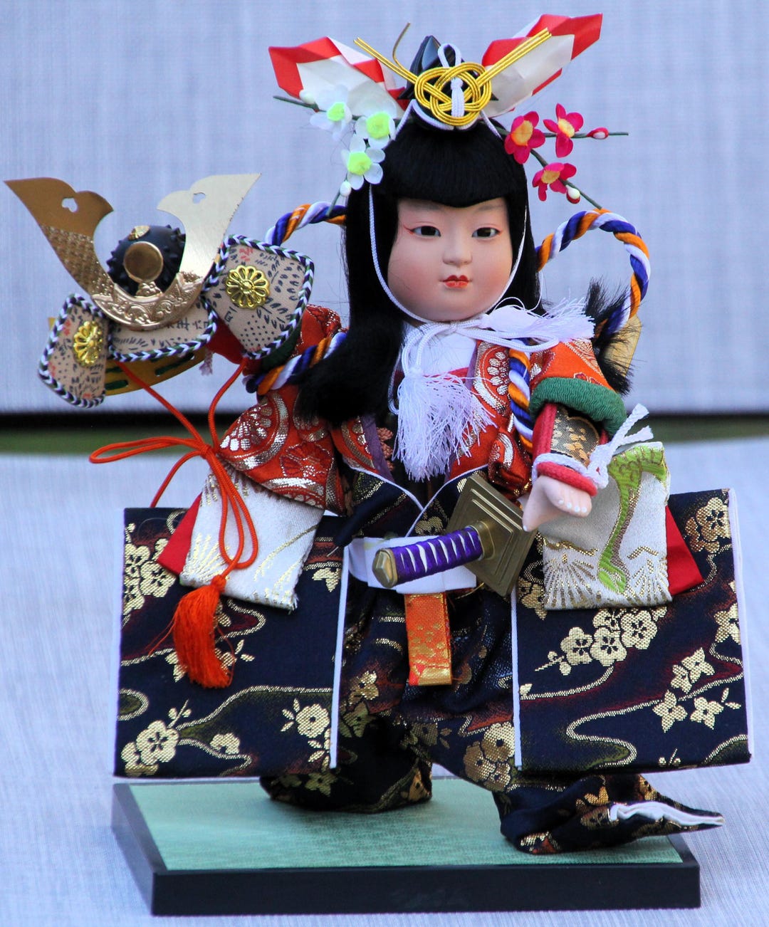 Japanese Samurai Doll - Etsy