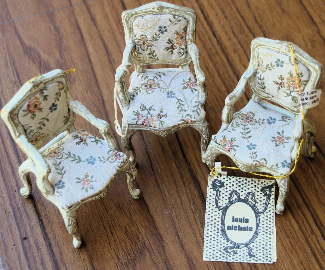 Louis Nichole. Kurt S. Adler. Chairs. Three - Etsy
