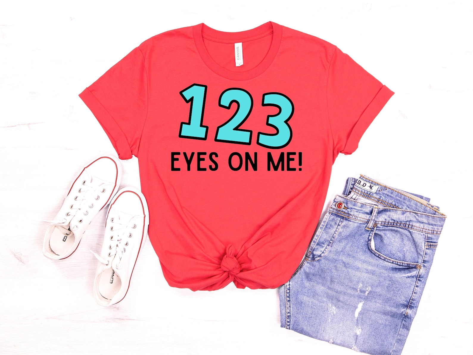 123 Eyes on Me! SVG | Teacher SVG | Teaching Shirt | Funny Shirt SVG ...