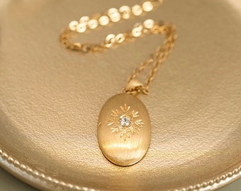 Solid Gold Locket | Etsy