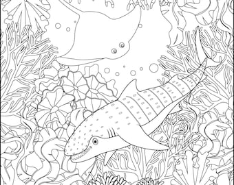 Seascape Coloring Pages