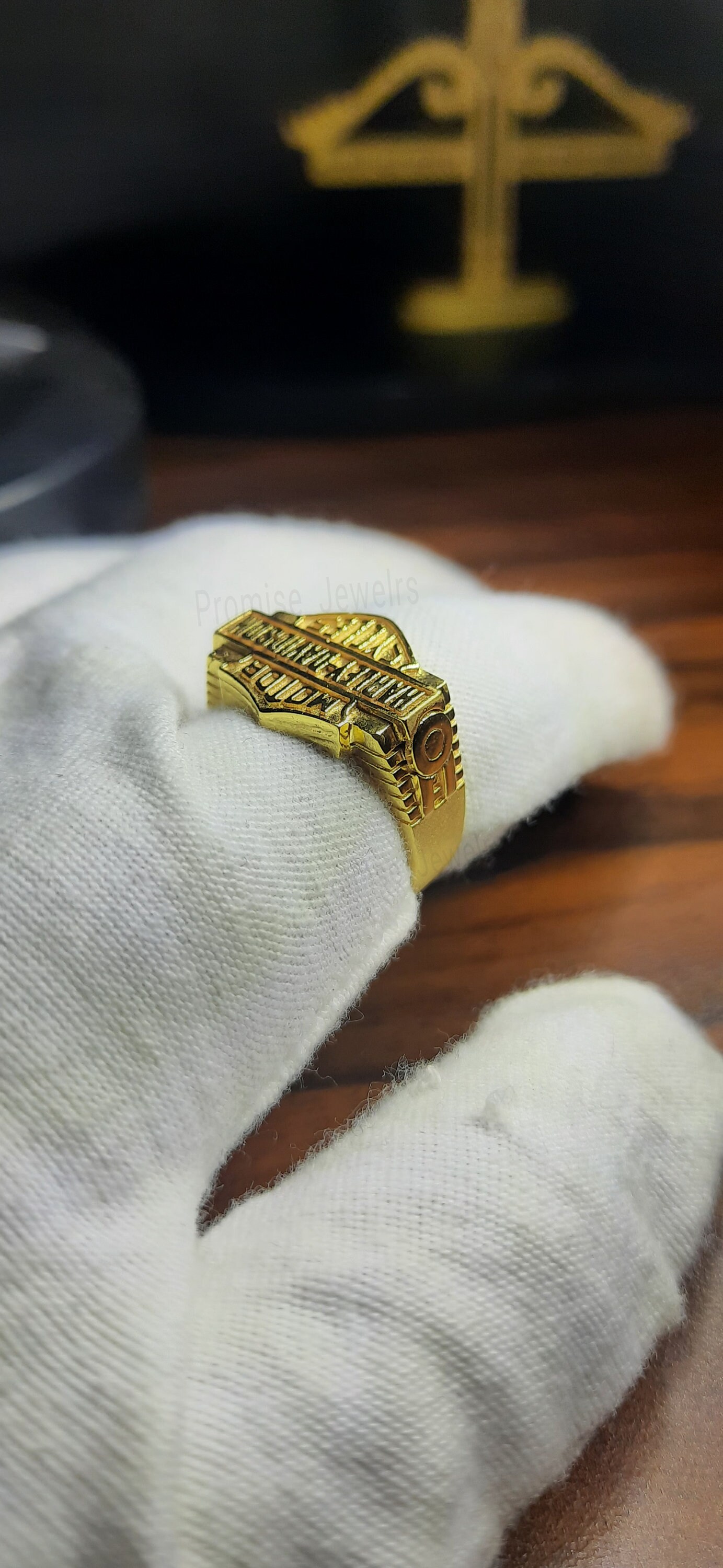 14k Gold Harley Davidson Ring Biker Ring Davidson Biker - Etsy Canada