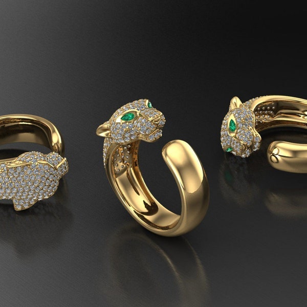 Cartier Panther Ring - Etsy